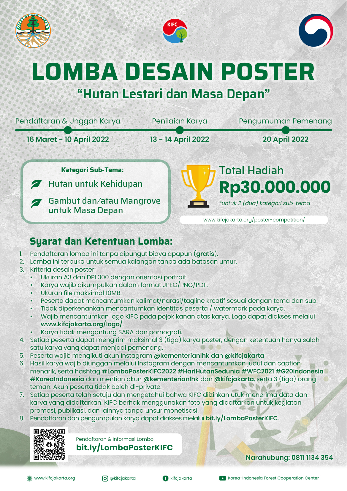 Poster Competition – Korea-Indonesia Forest Cooperation Center